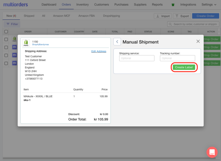 How to print Shopify Delivery Note (Packing Slip) / Picking List / Return Form? - Multiorders