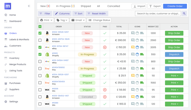 Multichannel Inventory Management & Order Management - Multiorders